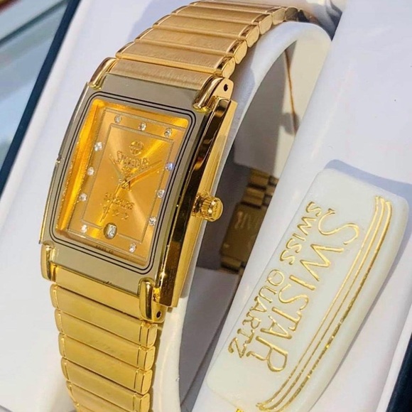 SWISTAR | Accessories | Mens 23k Gold Electro Plated Ss957m Swistar ...